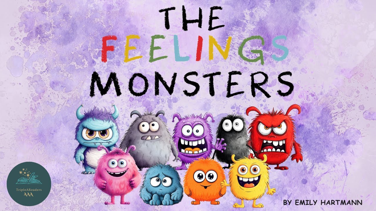 📚 Kids Read-Aloud Book 📚 The Feelings Monsters By Emily Hartmann.