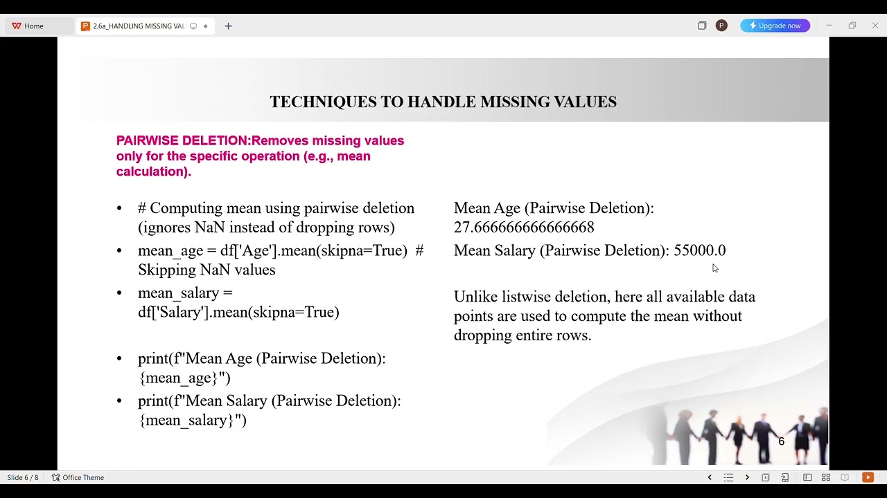 2 6a HANDLING MISSING VALUES IN DATA SCIENCE