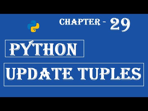 Update Tuples - Python Tutorial - w3Schools Chapter-29 English