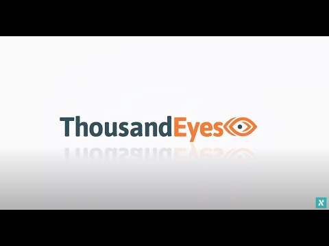 ThousandEyes je inteligentní analytická platforma poskytující vhled do sítí