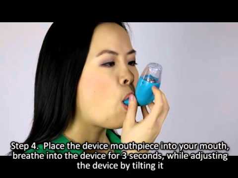 How to Use AirPhysio CleanMyLungs in English Language