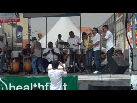 Frankie Ruiz' brother singing Salsa @ The Third Ave. BID Street Fair: 6/27/10