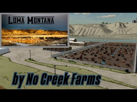 Wide open spaces!! Map Tour of Loma, MT by No Creek Farms! - FS22