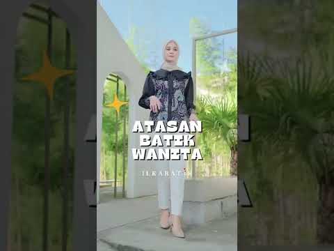 Baju Batik Wanita Atasan | Kemeja Batik Kantor Modern