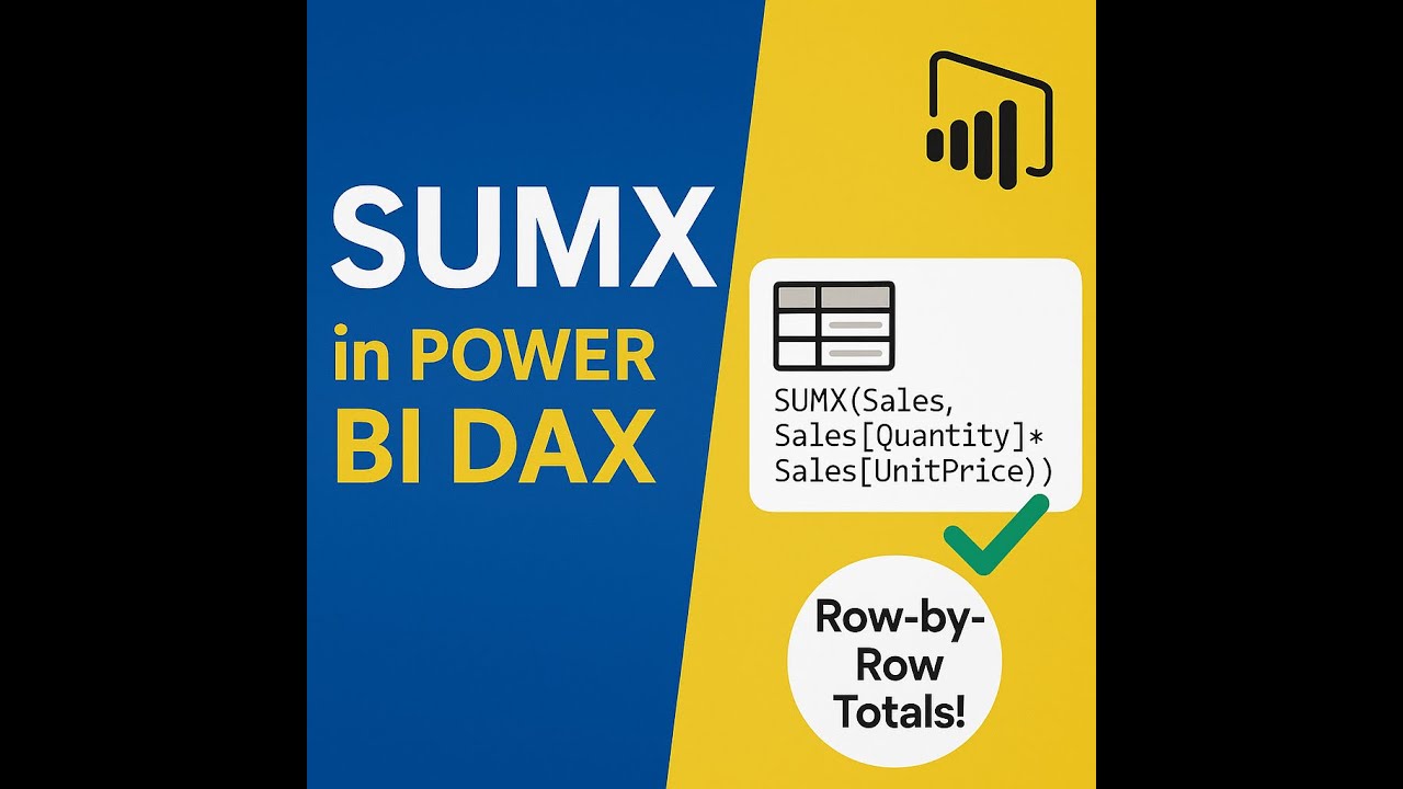 Power BI DAX SUMX Function – Calculate Totals Like a Pro!