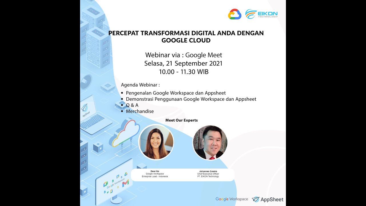 Webinar Percepat Transformasi Digital Perusahaan dengan Google Cloud