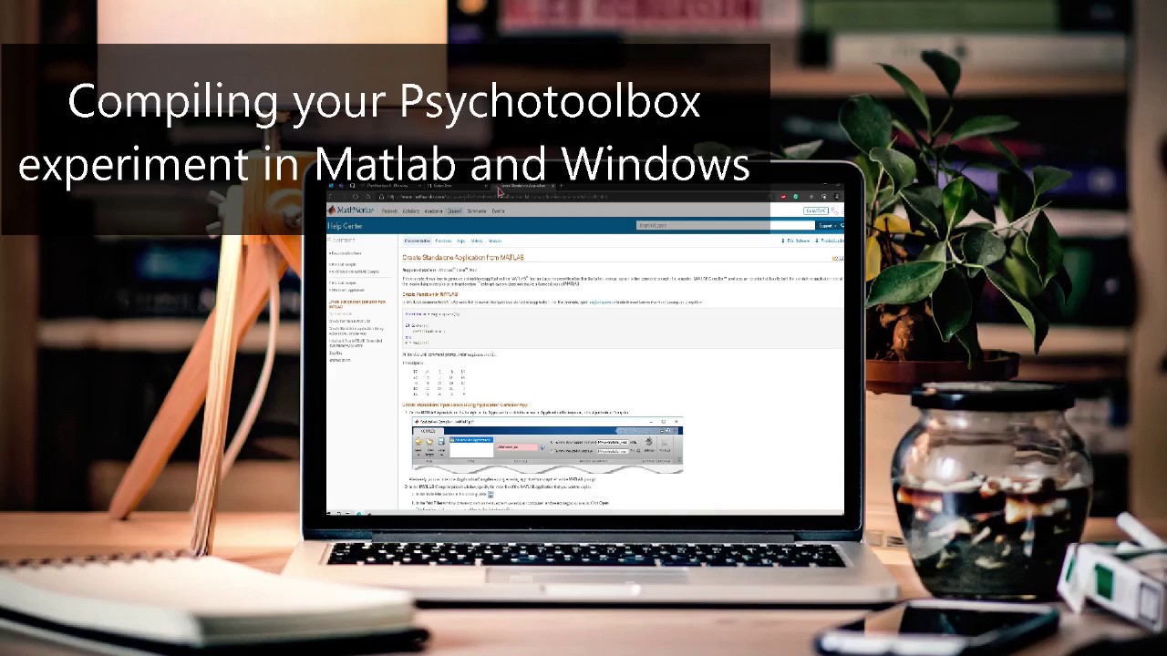 Compiling your Psychtoolbox experiment in Matlab and deploying it to others