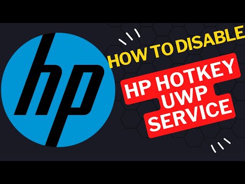 How to Disable HP Hotkey UWP Service 2023