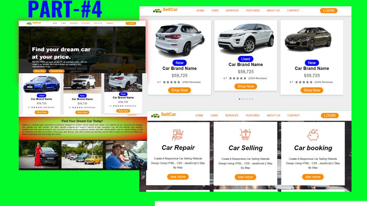 Build and Deploy Ecommerce Website With HTML CSS JavaScript  Full Responsive Ecommerce Course FREE#4