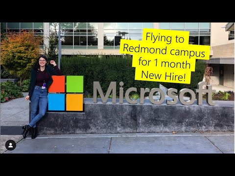 1 month at the Microsoft campus in Redmond? Starting my dream job!