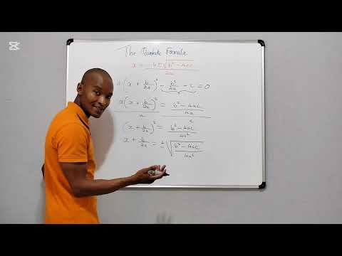 Mathematics Teaching Methods | Algebra | Derivation and Meaning of the Quadratic Formula