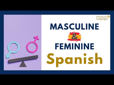 Spanish - Masculine & Feminine