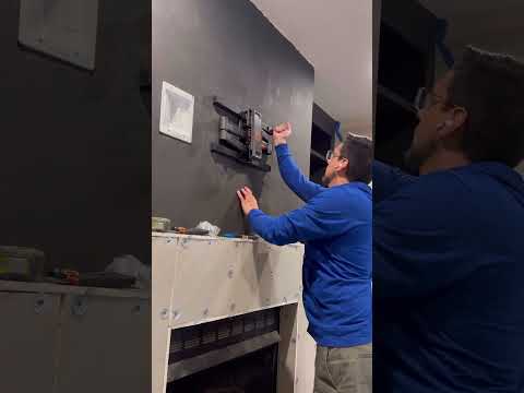 Installing a TV mount above a fireplace
