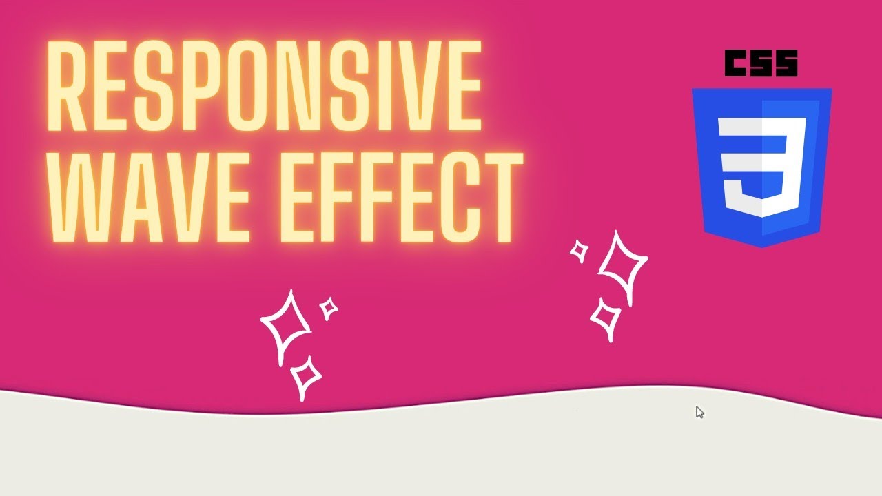 How to create waves with pure CSS | Responsive Wave Effect Using Only CSS | CSS Wave Animation