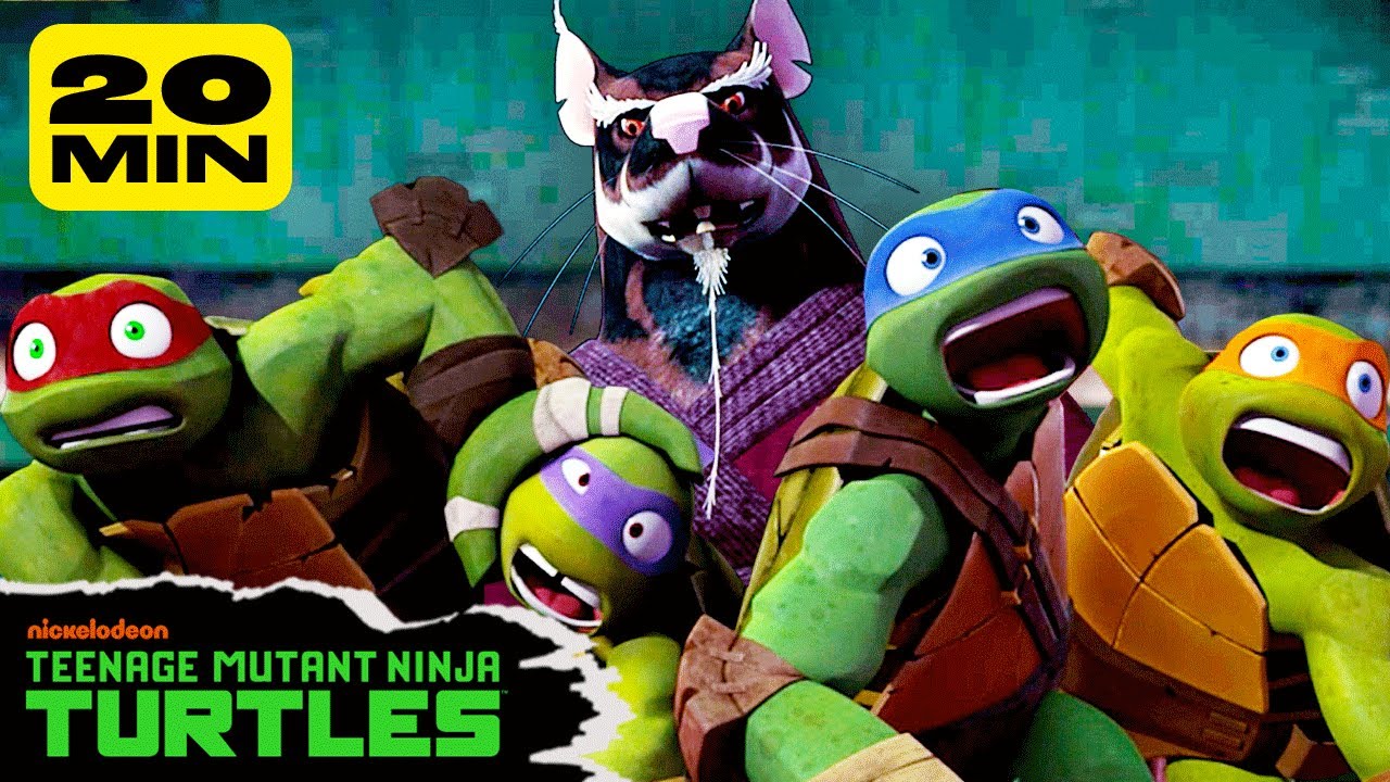 Splinter Trains The TMNT To Fight! 💥 | 20 Minute Compilation | Teenage Mutant Ninja Turtles