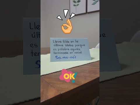 ¿Esta palabra lleva tilde?🤔Does this word have an accent?
