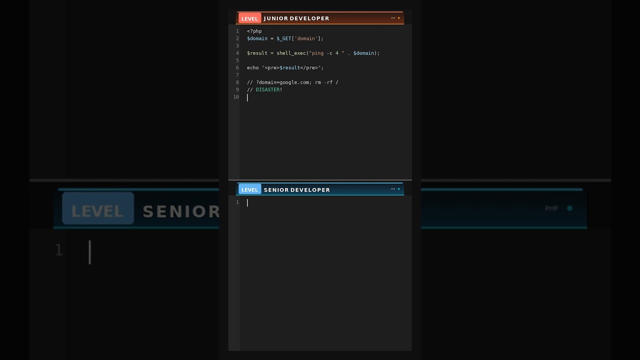 Command Injection - Shell Exec vs Sanitization #php