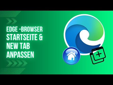 Edge - Browser Starseite & New Tab anpassen
