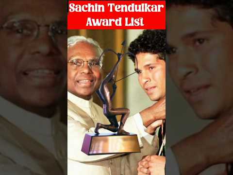 Sachin Tendulkar Award List | #sachintendulkar #sachin #arjunaaward #padamshree #padamvibhusan