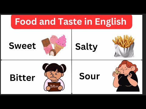 Describing Food and Taste in English||English Vocabulary ||The English Learner videos