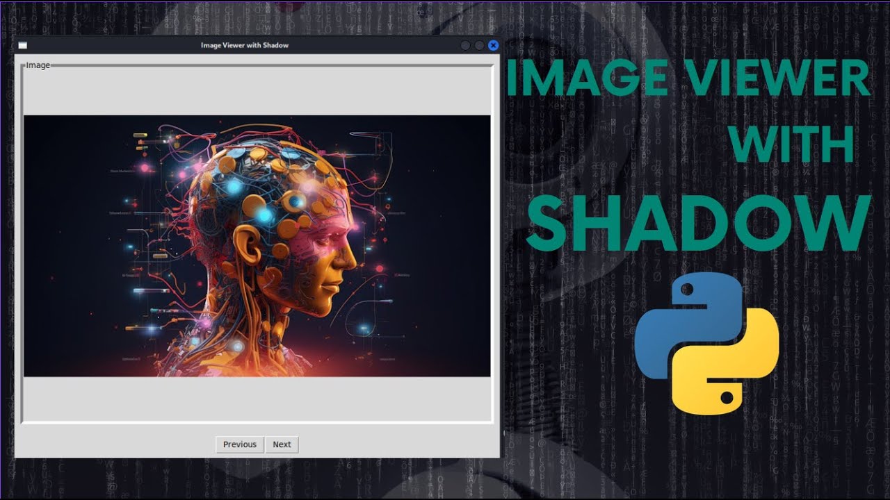 Build a Shadowed Image Viewer in Python with Tkinter | Step-by-Step Tutorial