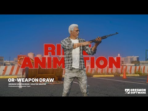 Fivem Custom Weapon Draw (Holster Weapon) Script (7 Diffirent Draw Animaton) - 0R-Weapondraw
