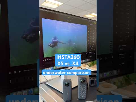 Insta360 X5 vs. X4 UNDERWATER RESULTS
