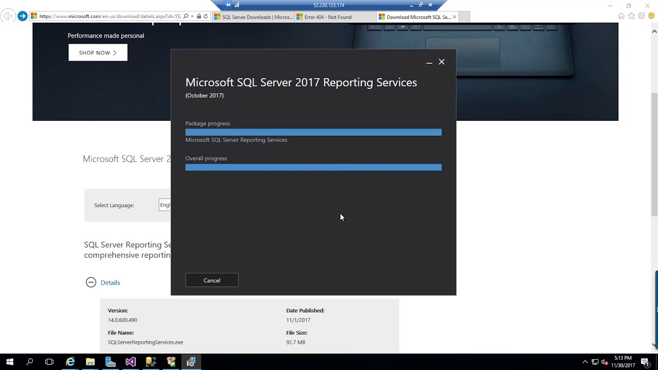 SQL Server Reporting Services 2017 - Installation | SQL Server