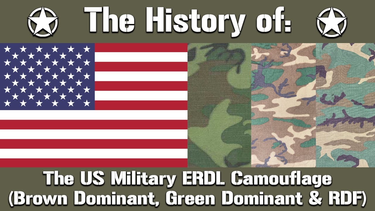 The History of: The US Military ERDL Camouflage (Brown and Green Dominant & RDF) | Uniform History