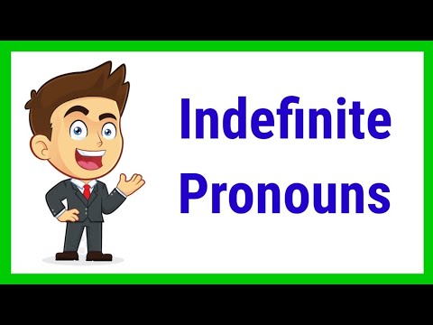 Indefinite Pronouns (with Activity)