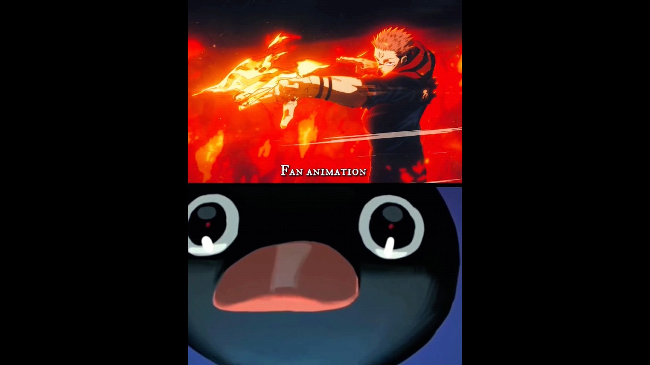Fan animation🔥 is better than Mappa Studio 💀 #shibuya #jjk#gojo