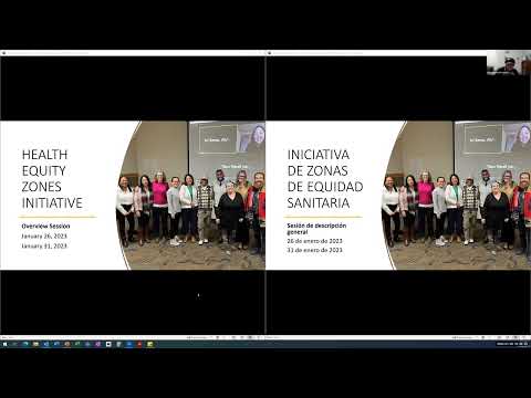 Health Equity Zones Initiative Overview Session, Jan. 26, 2023