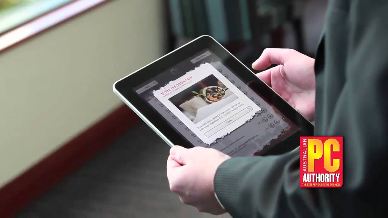 World's first iPad Restaurant Menu