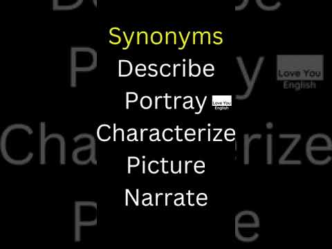 Synonyms in English l Synonym words l English vocabulary #synonyms #vocabulary