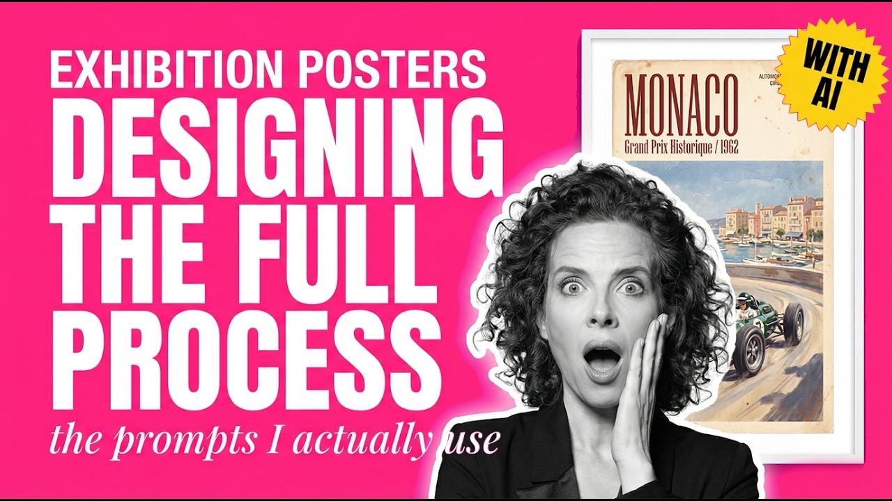 Designing Exhibition-Style Posters With AI — The Full Process