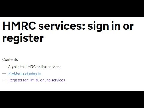 HMRC ONLINE ACCOUNT SIGNUP
