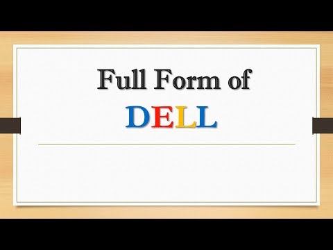 Full Form of DELL || Did You Know?