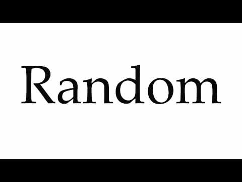 How to Pronounce Random