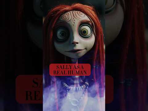 Sally (AI Generated)🧟‍♀️ #nightmarebeforechristmas #timburton # #aiart #midjourney #aivtuber #glow