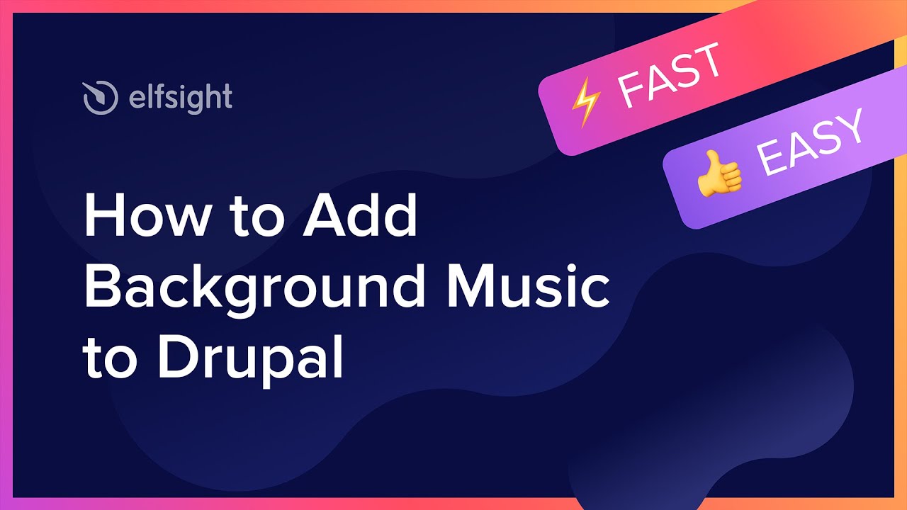 How to add Background Music Module to Drupal