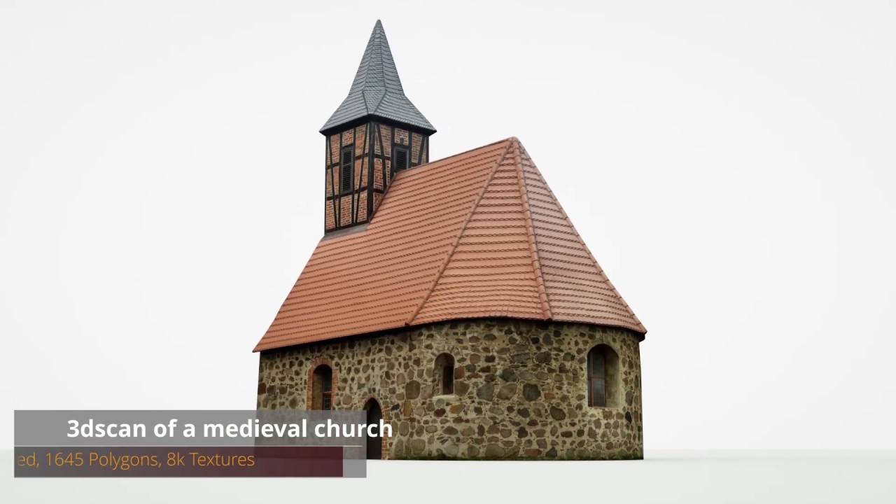 3d scanned medieval church