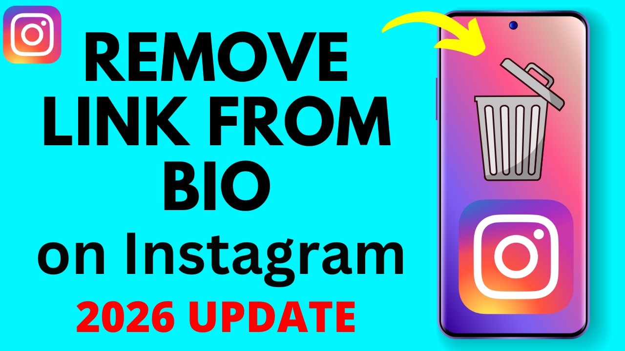 How to Remove Link From Instagram Bio