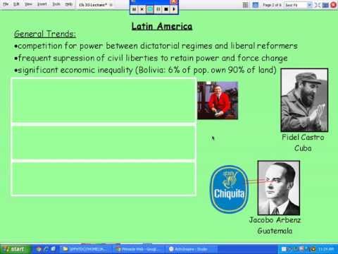 AP World - Ch 33 Part 1 - Latin America in the 20th Century