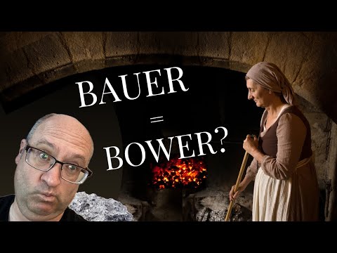 BAUER, BAUEN, BOWER, BILD, BUILD, BILDUNG ... how are these related?