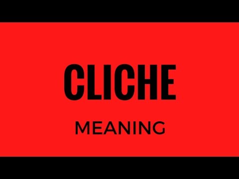 Cliche meaning