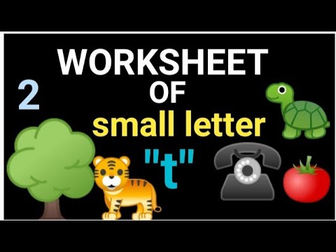 Letter recognition worksheet "letter t"| Worksheet of Alphabet t | Letter t worksheet #sheeladeymaam