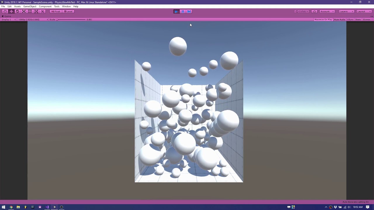 Unity Slow-motion physics issue