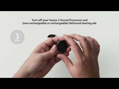 How to pair your Kanso 2 Sound Processor and ReSound hearing aid with a Cochlear Wireless Phone Clip
