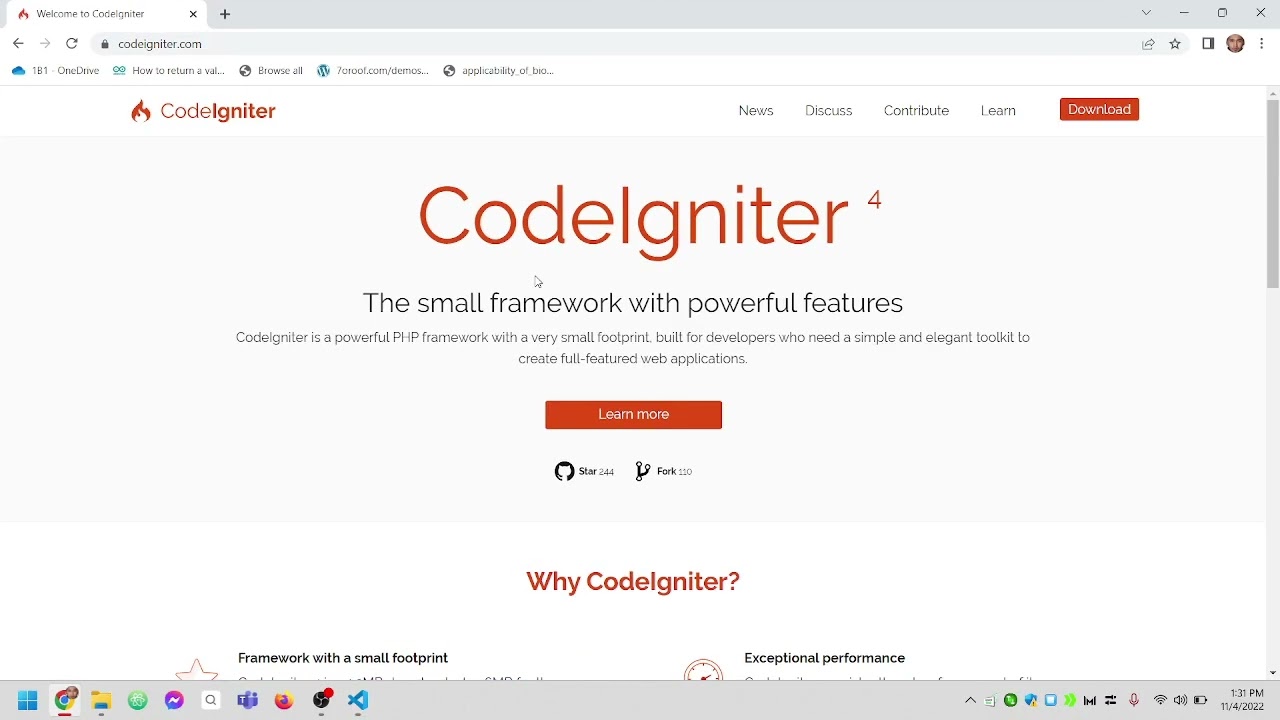 codeigniter - 1