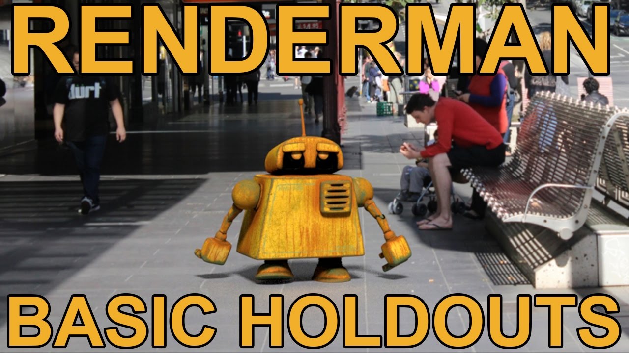 Renderman 21 Basic Holdout Tutorial